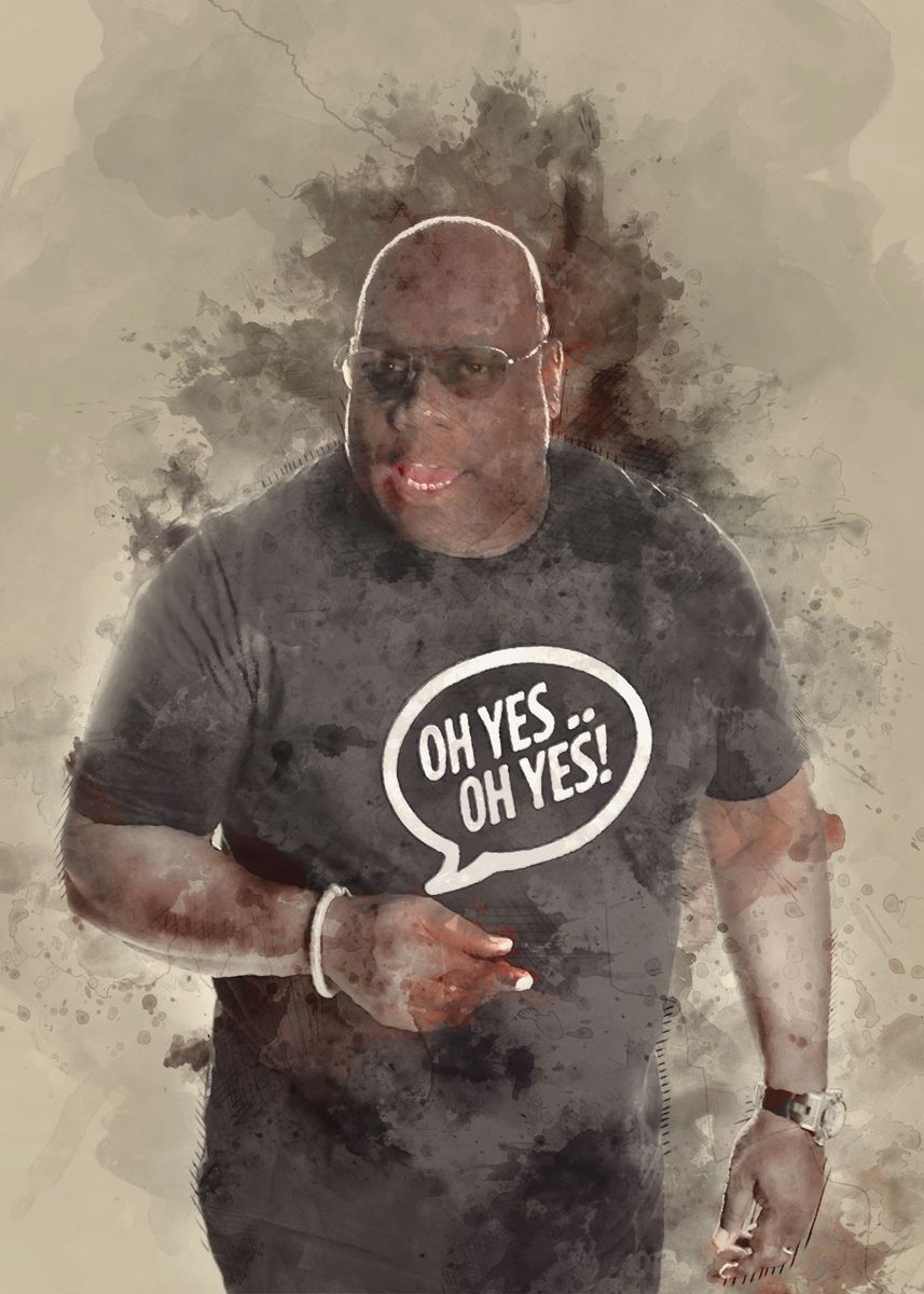 'Carl Cox' Poster, picture, metal print, paint by MDA STUDIO | Displate