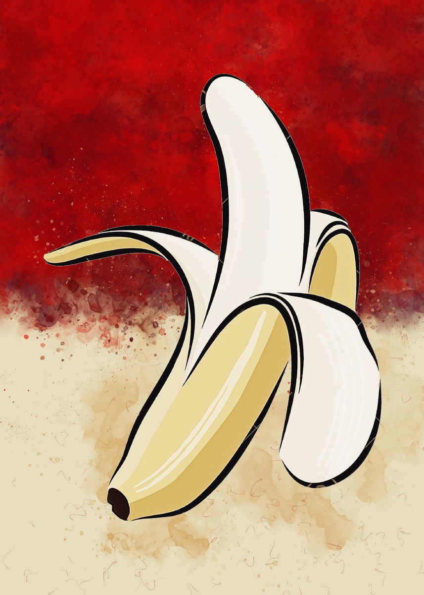 'banana' Poster by olsenwood | Displate