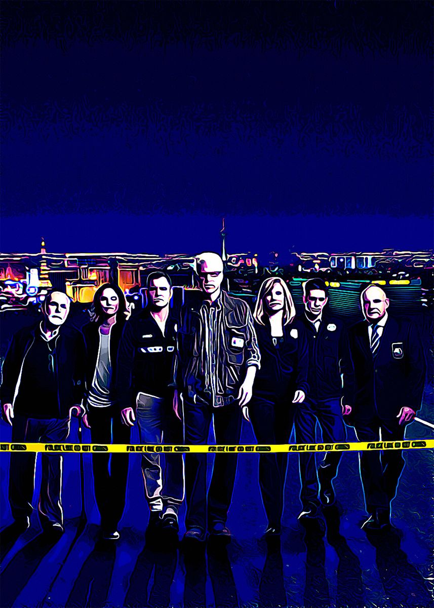 'Csi Las Vegas 3' Poster, picture, metal print, paint by Katerina Lim ...