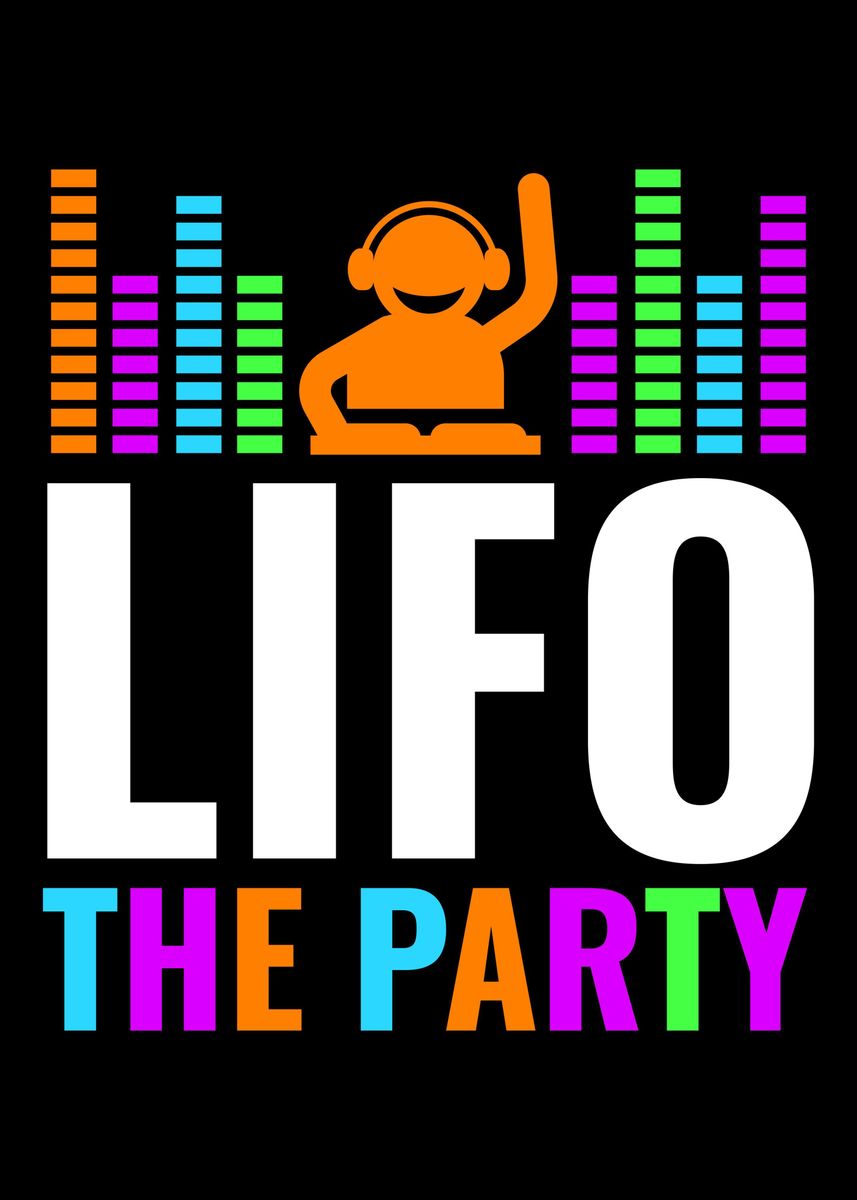 'Lifo The Party' Poster, picture, metal print, paint by CrazySquirrel ...