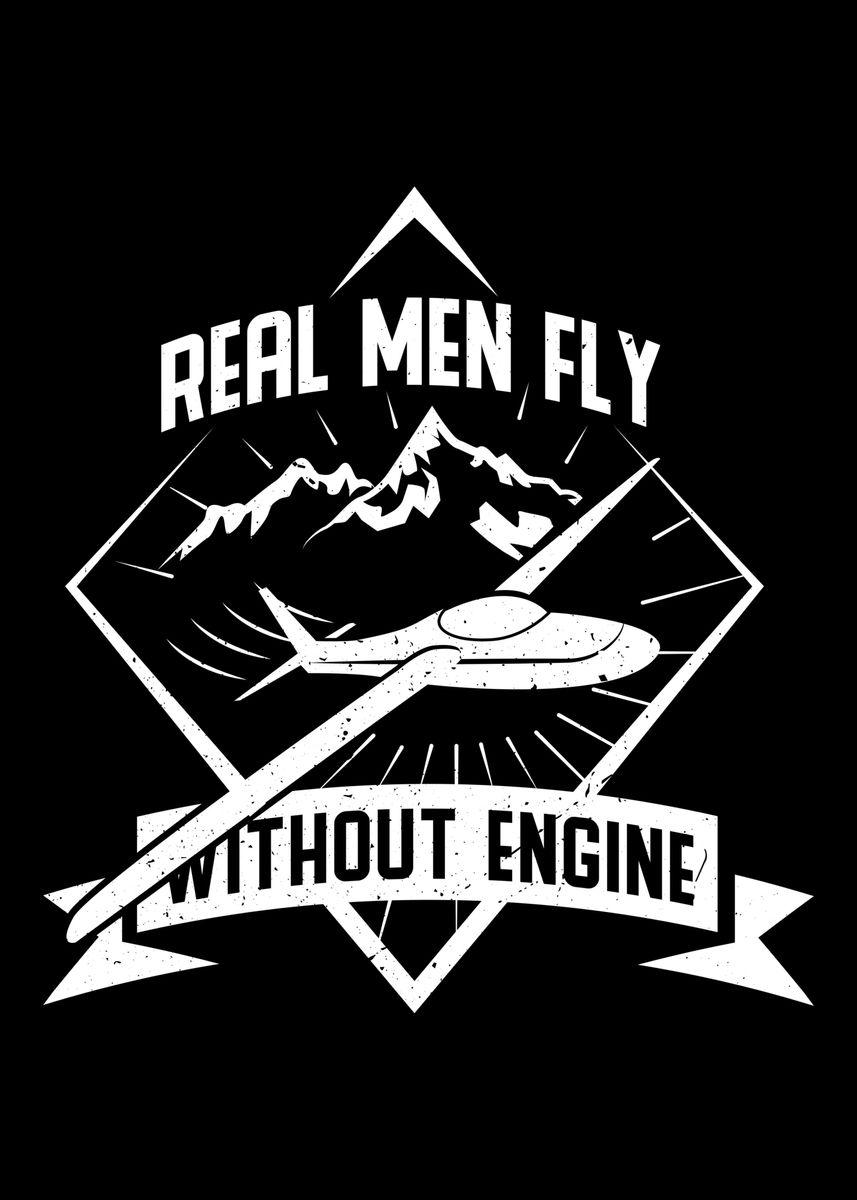 'Airplane Pilot Gift Idea F' Poster, picture, metal print, paint by ...