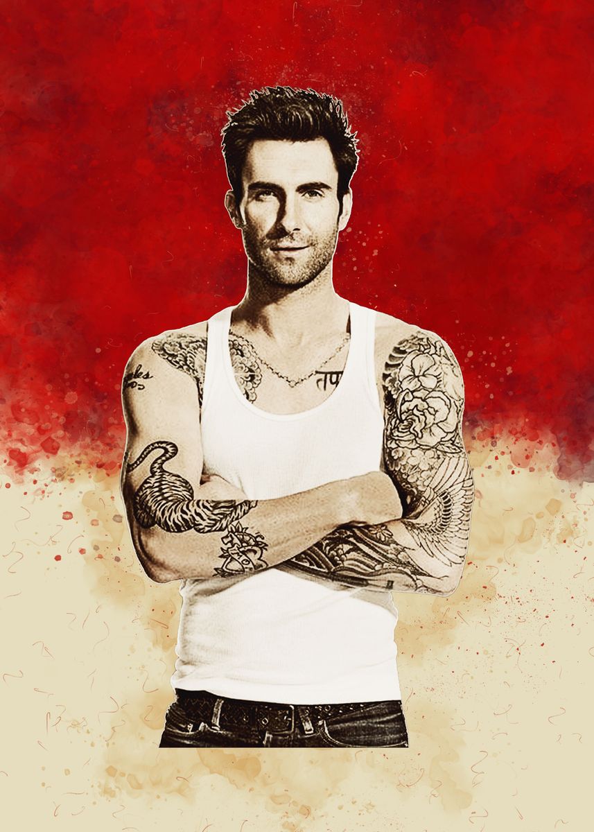 'Adam Noah Levine' Poster, picture, metal print, paint by Brigg | Displate