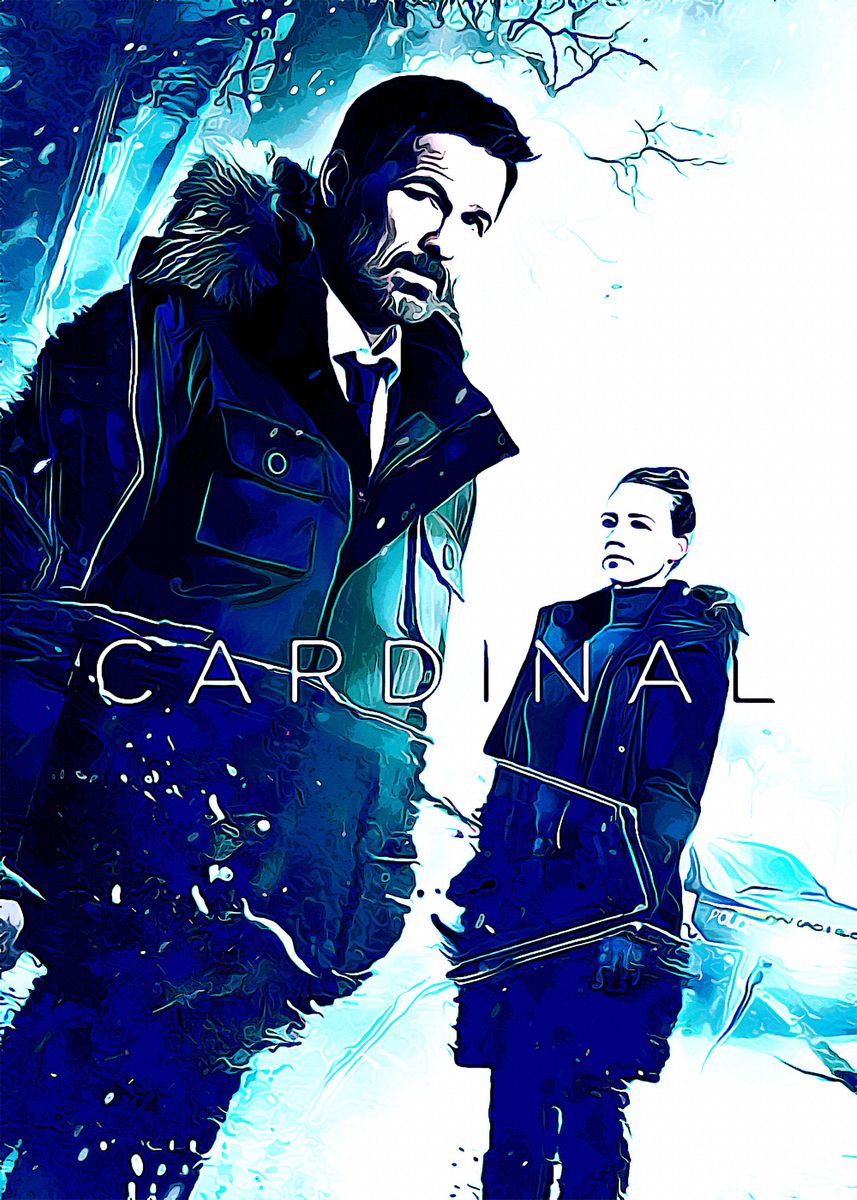 'Cardinal' Poster, picture, metal print, paint by Katerina Lim | Displate