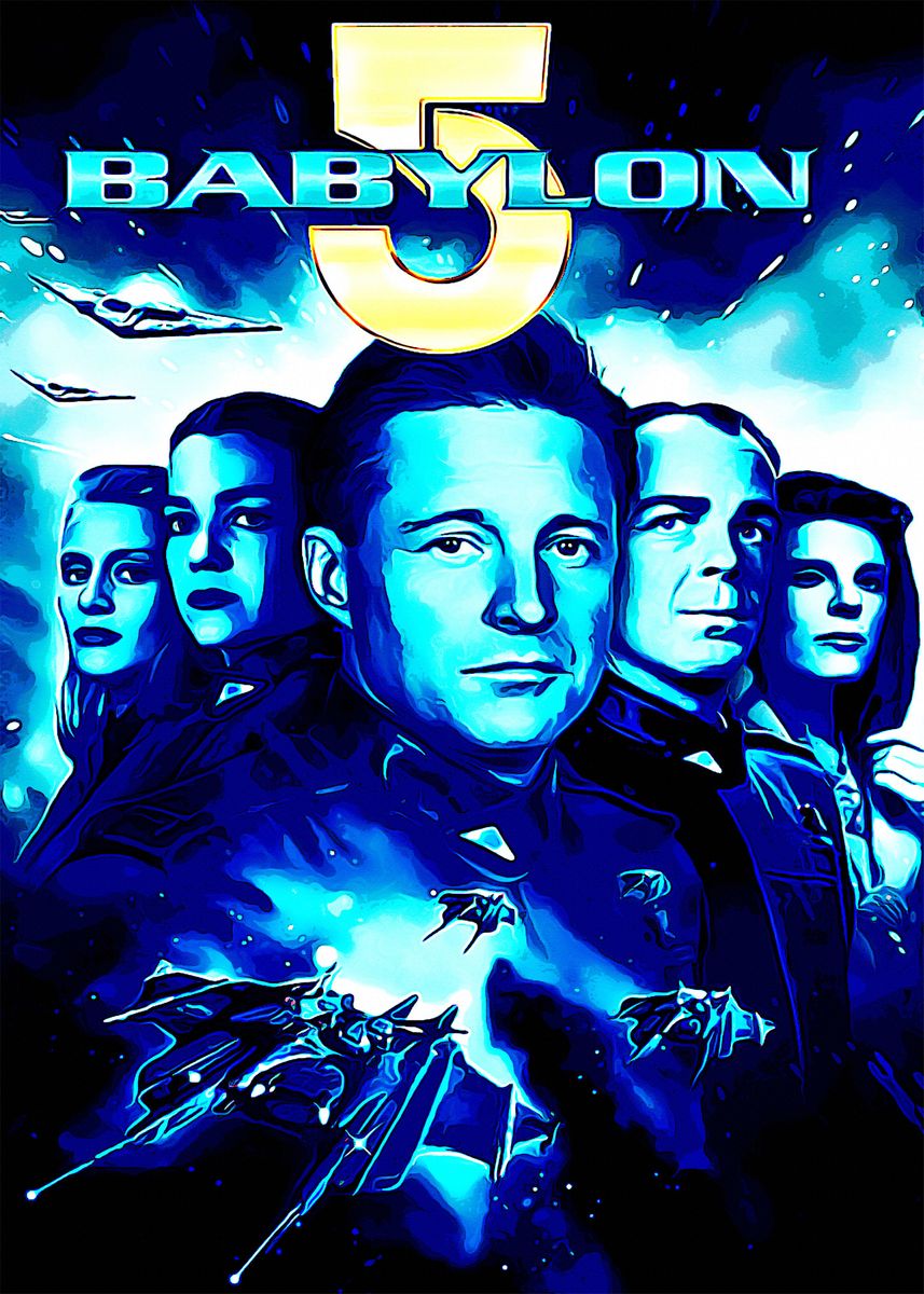 'Babylon 5 10' Poster, picture, metal print, paint by Katerina Lim ...