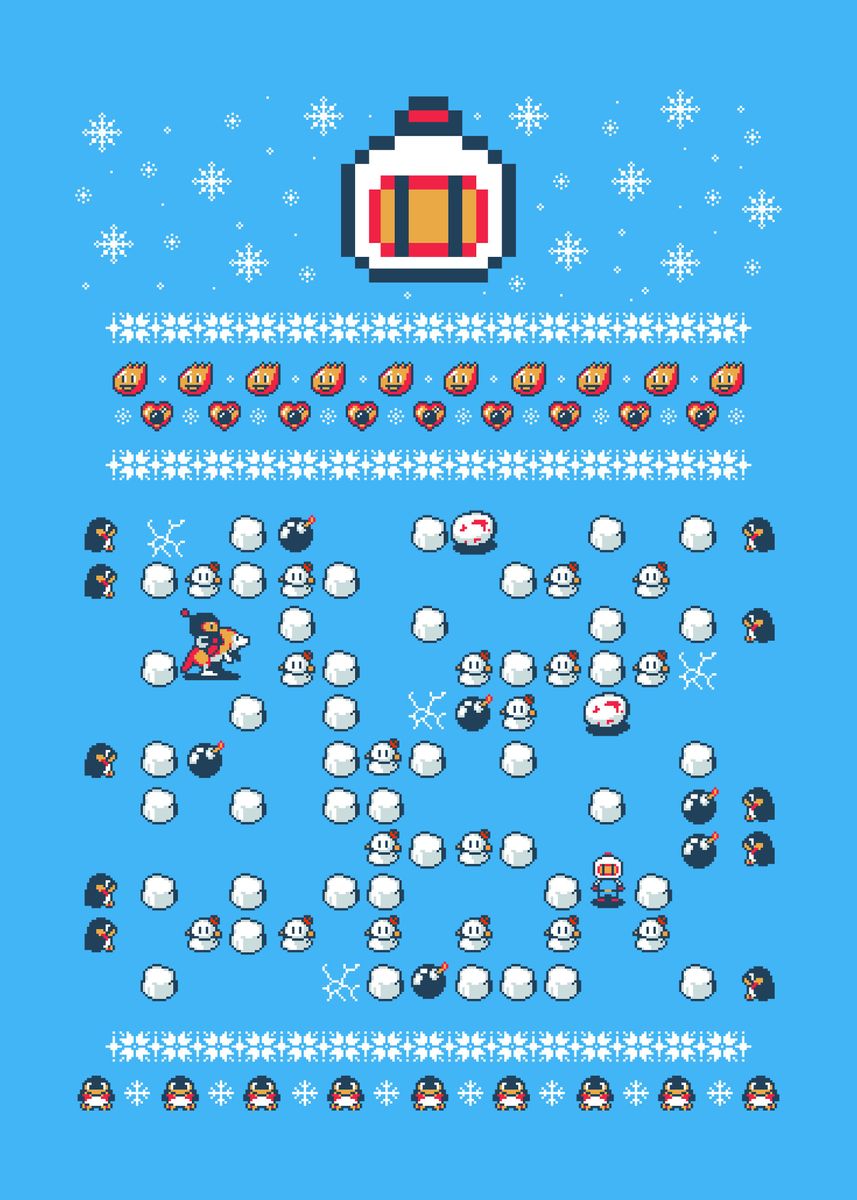 'Bomber Christmas' Poster by Ilustrata | Displate