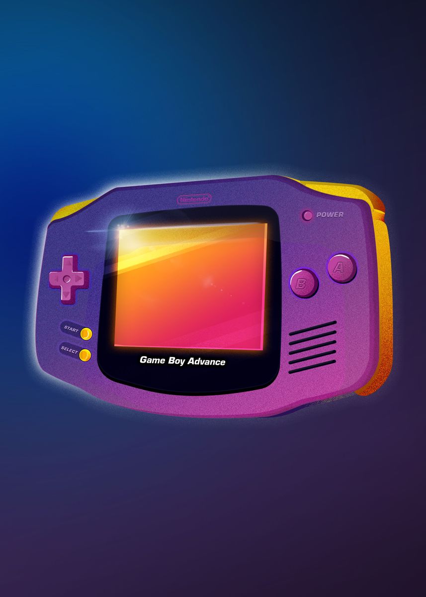 'Gameboy Advance' Poster by Kevin Placide | Displate