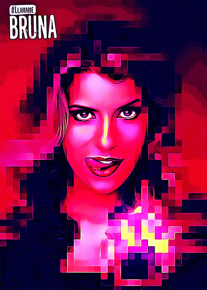 'Call Me Bruna' Poster, picture, metal print, paint by Elisa Woodard ...