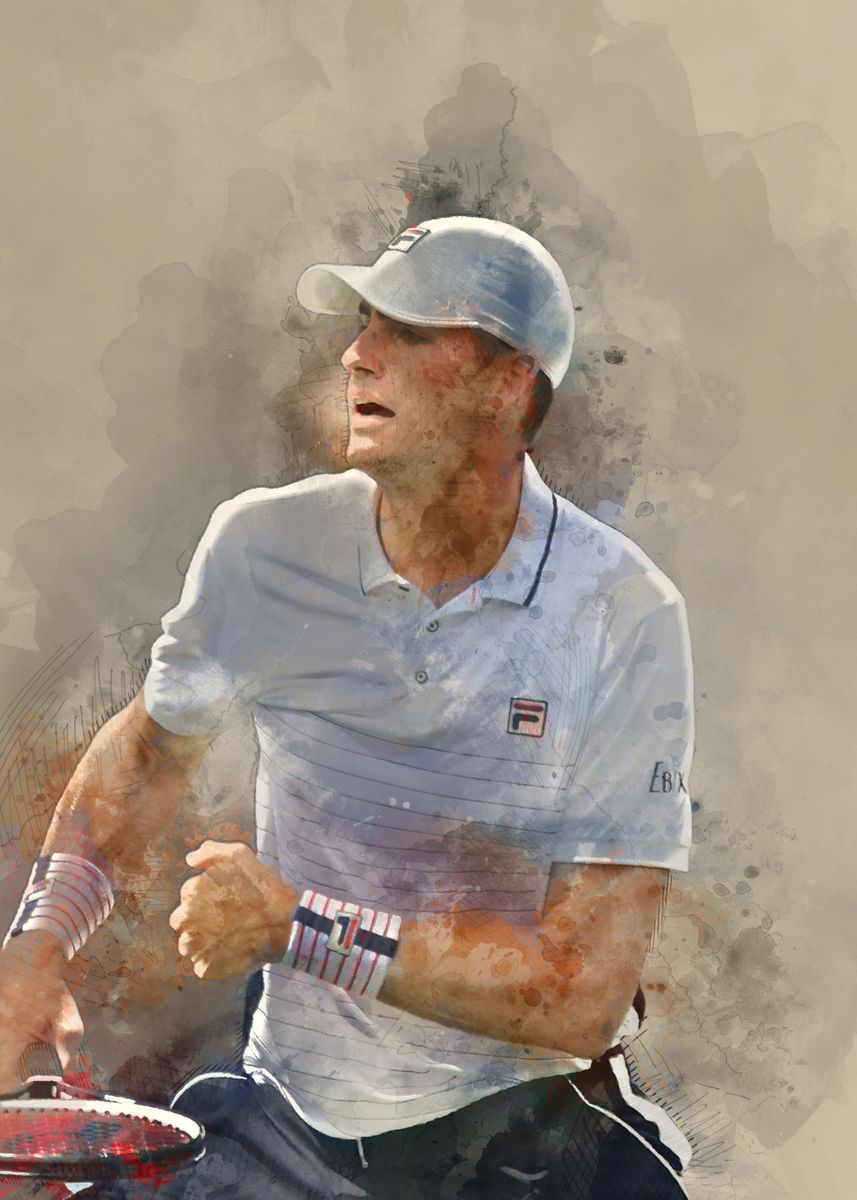 'John Isner' Poster by VEC Group | Displate