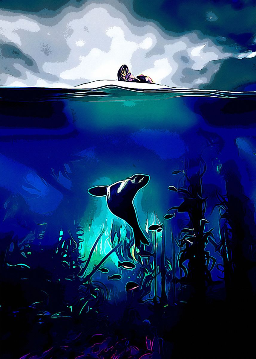 'Blue Planet Ii' Poster, picture, metal print, paint by Katerina Lim ...