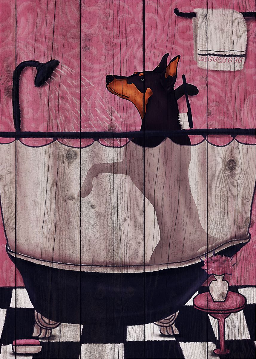 'Doberman' Poster by Nick Cournoyer | Displate