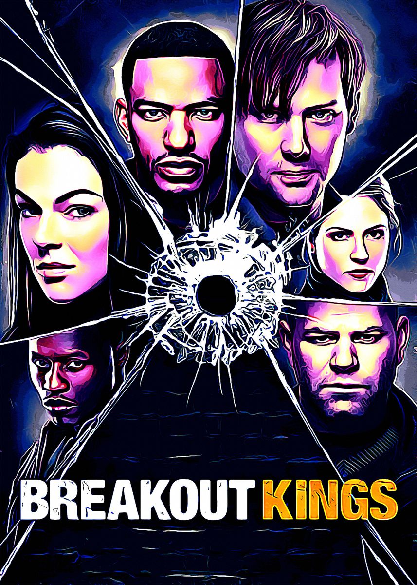 'Breakout Kings' Poster, picture, metal print, paint by Katerina Lim ...