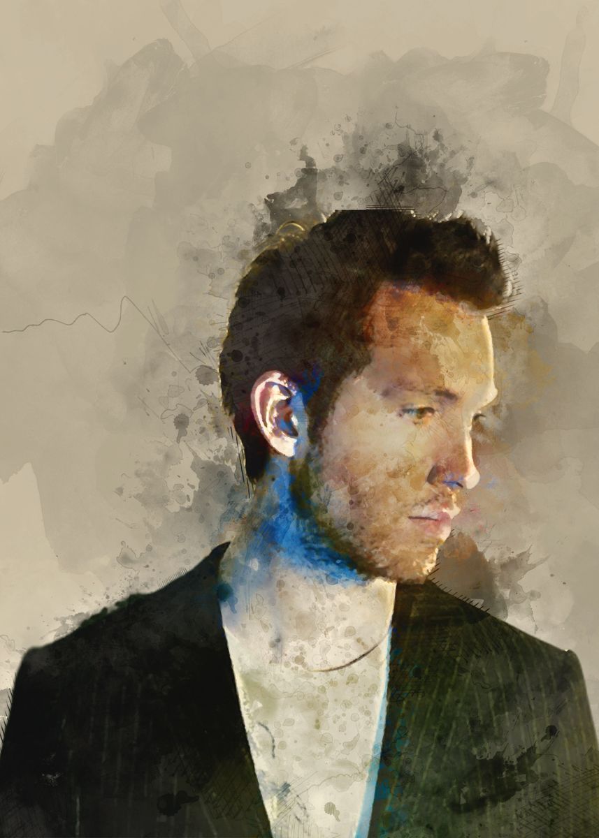 'Calvin Harris' Poster, picture, metal print, paint by MDA STUDIO ...