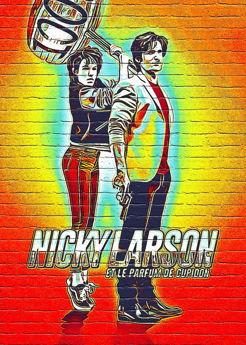 'Nicky Larson' Poster, picture, metal print, paint by Vivienne Raymond ...