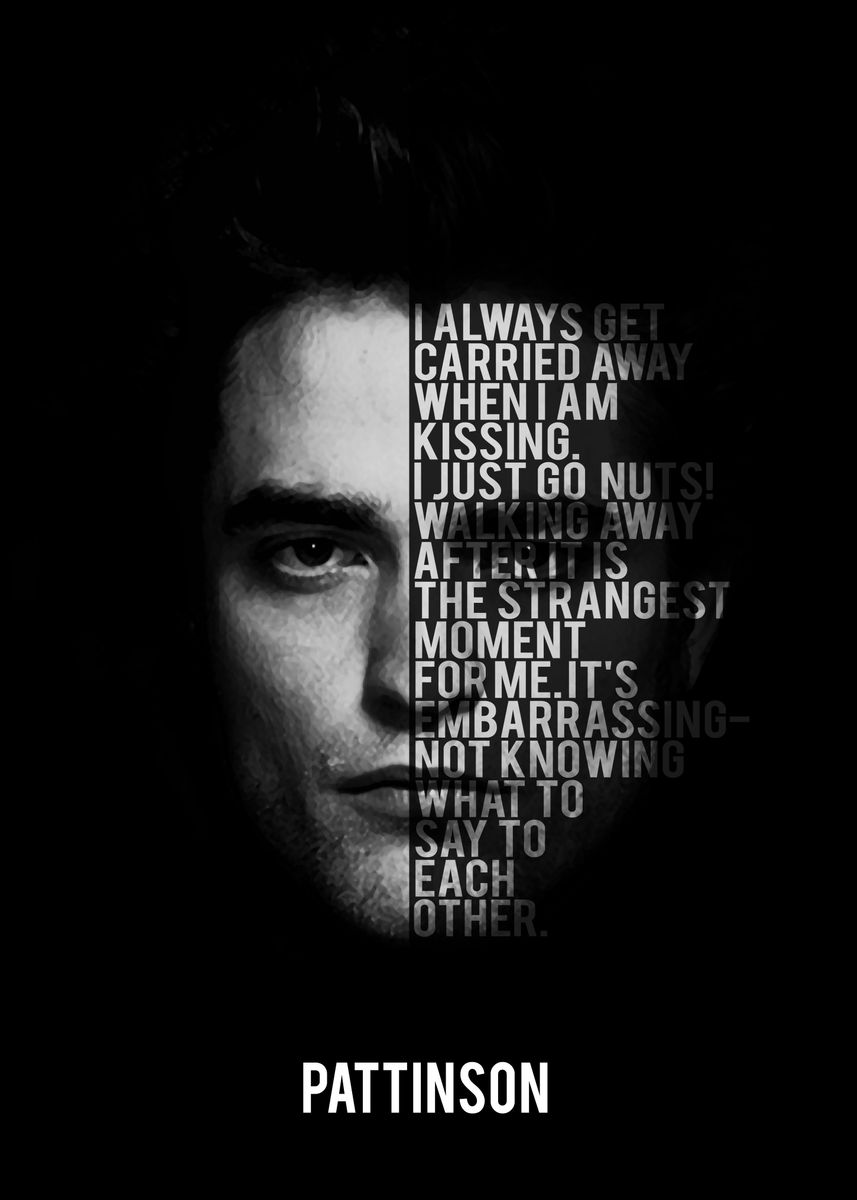 'Robert Pattinson' Poster, picture, metal print, paint by Nerdworld 1 ...