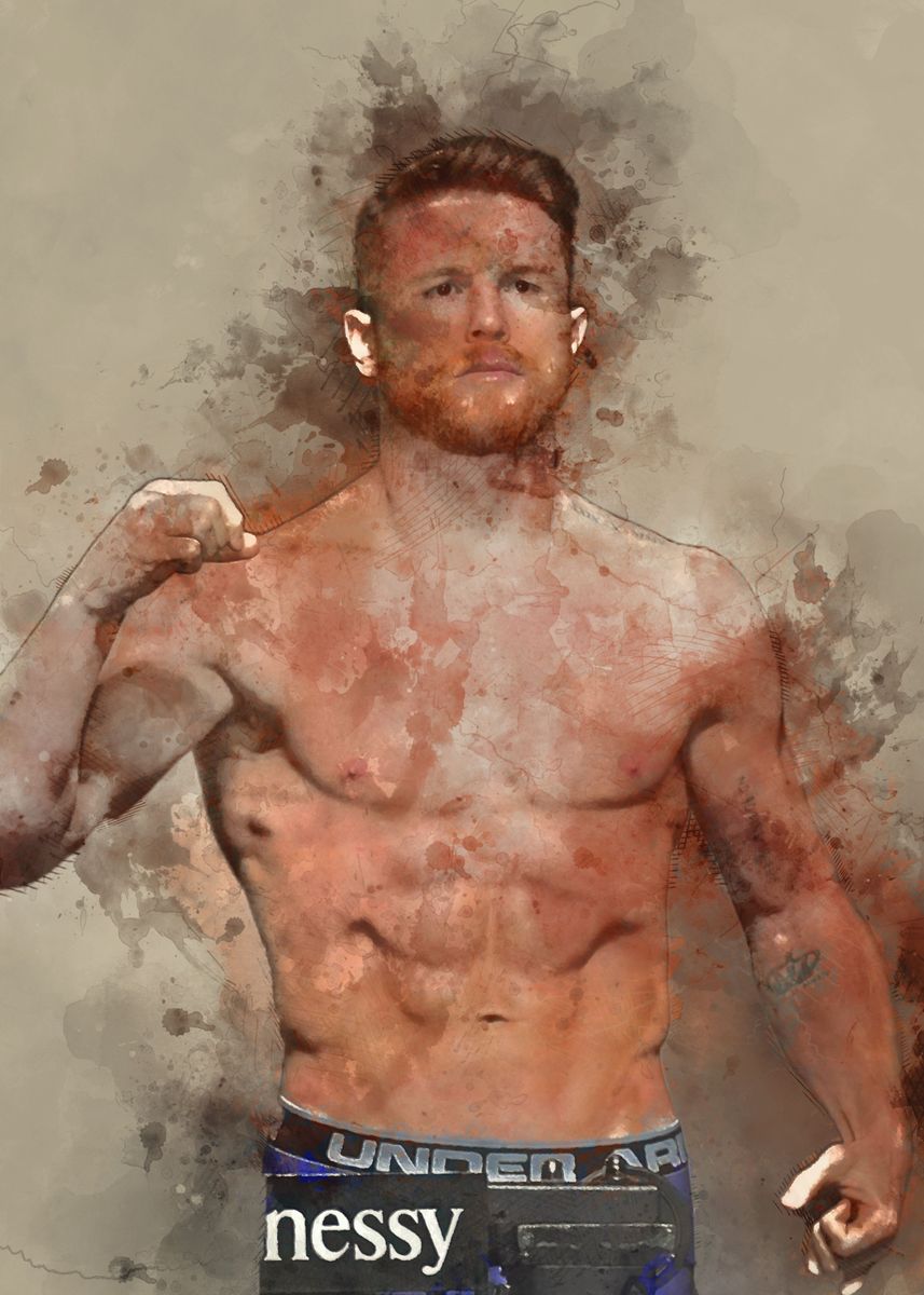 'Saul Alvarez' Poster, picture, metal print, paint by ONONMADE STUDIO ...