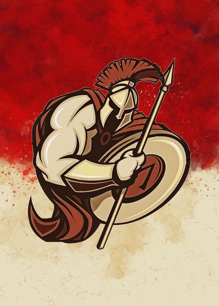 'Achilles' Poster, picture, metal print, paint by Brigg | Displate
