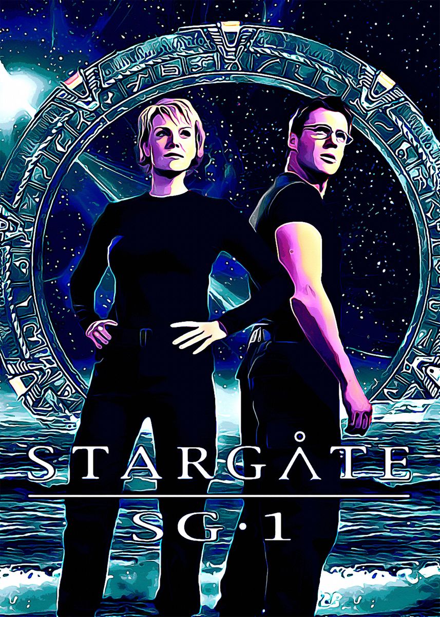 'Stargate Sg 1 9' Poster, picture, metal print, paint by Katerina Lim | Displate