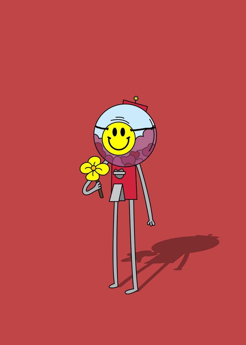 'Smiling Benson' Poster by Heat Driveby | Displate