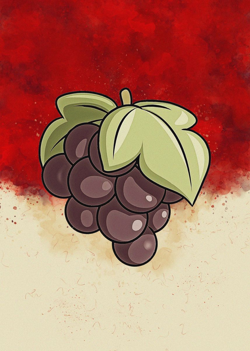 'grapes' Poster by padilla | Displate