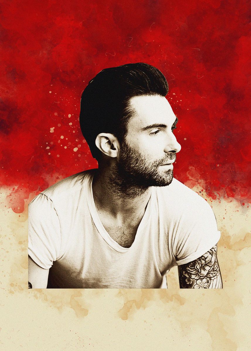 'Adam Noah Levine' Poster, picture, metal print, paint by Brigg | Displate