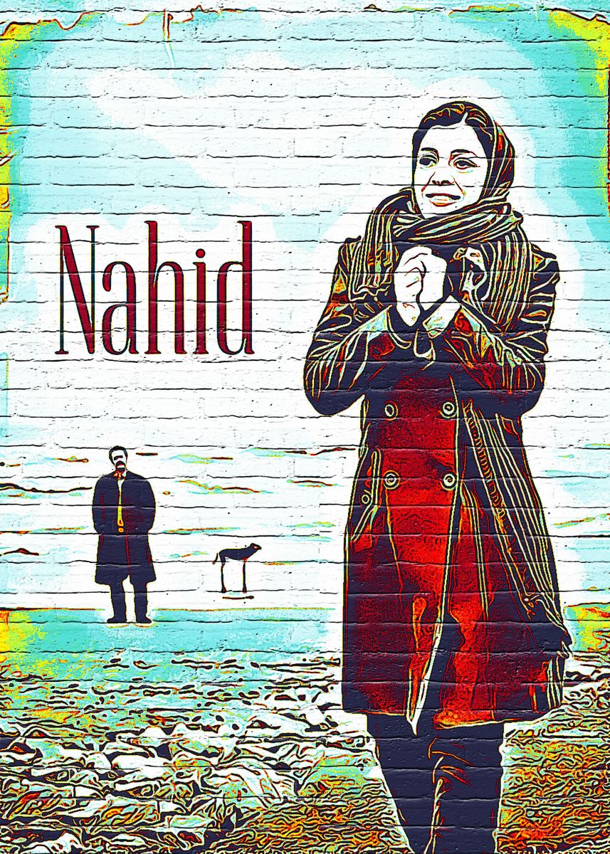'Nahid' Poster, picture, metal print, paint by Vivienne Raymond | Displate