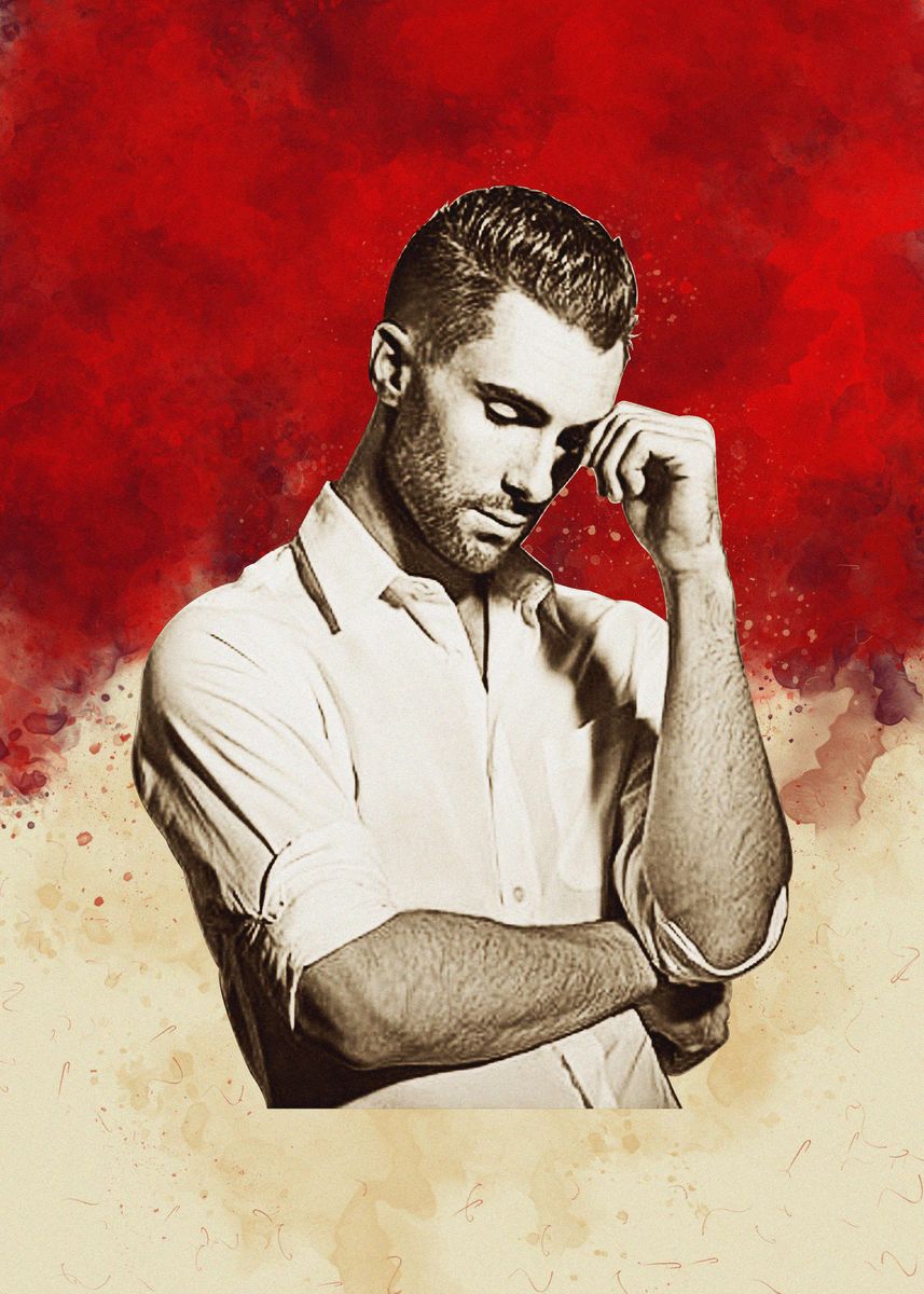 'Adam Noah Levine' Poster, picture, metal print, paint by Brigg | Displate