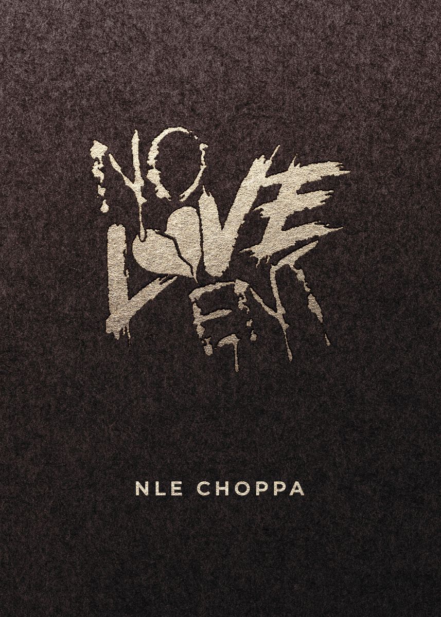 'nle choppa ' Poster, picture, metal print, paint by Bubble Art Bob ...