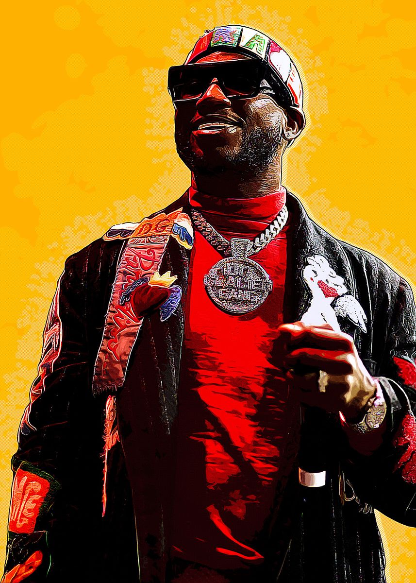 'Gucci Mane' Poster, picture, metal print, paint by Franklin Ruben ...