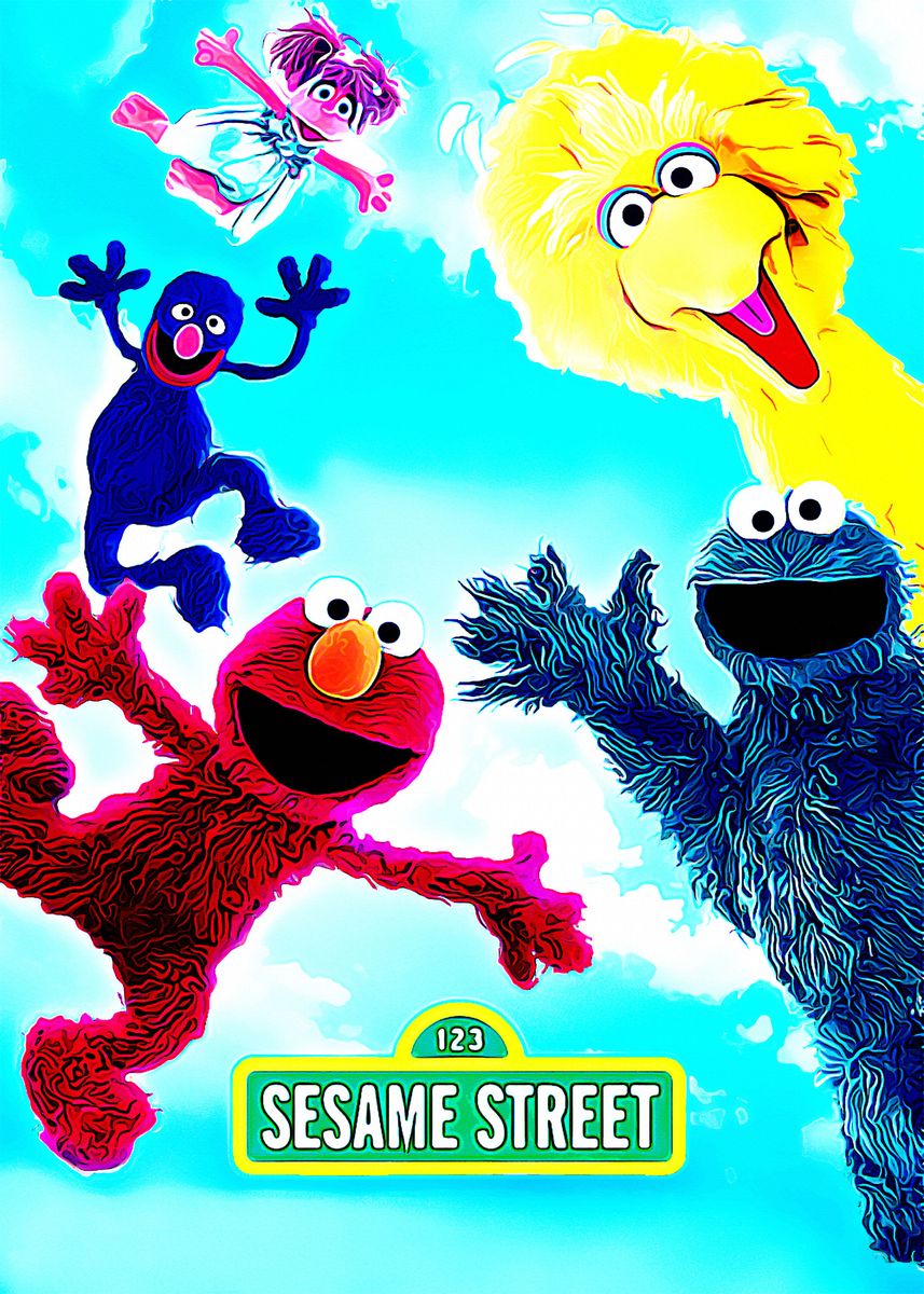 'Sesame Street 2' Poster by Zain Brookes | Displate