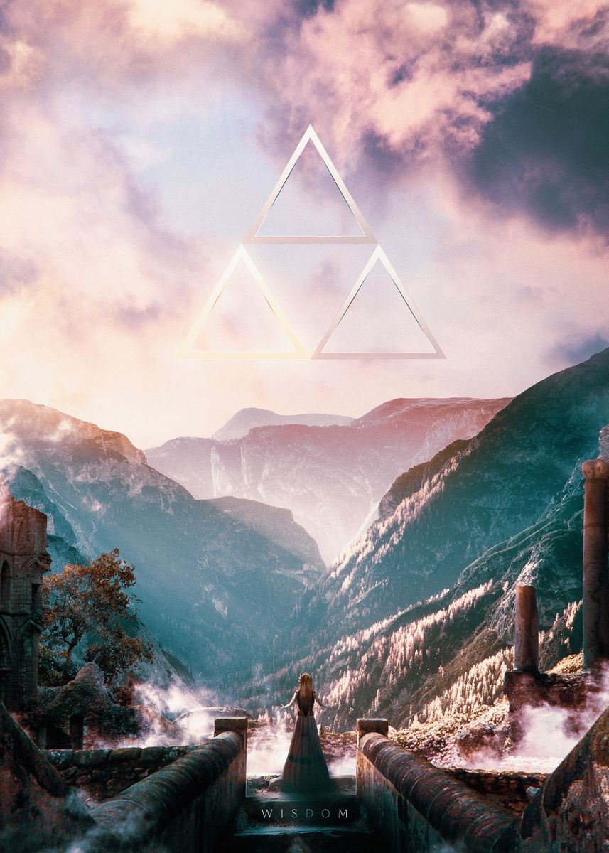 'Wisdom' Poster, picture, metal print, paint by Barrett Biggers | Displate