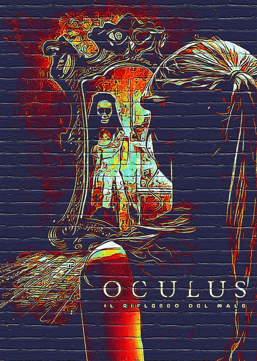 'Oculus 3' Poster, picture, metal print, paint by Vivienne Raymond ...