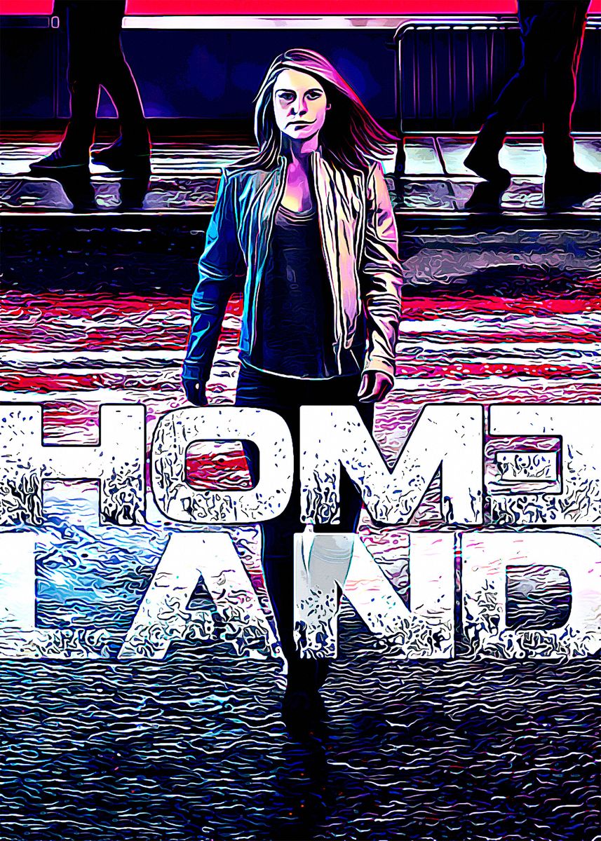 'Homeland 6' Poster, picture, metal print, paint by Katerina Lim | Displate