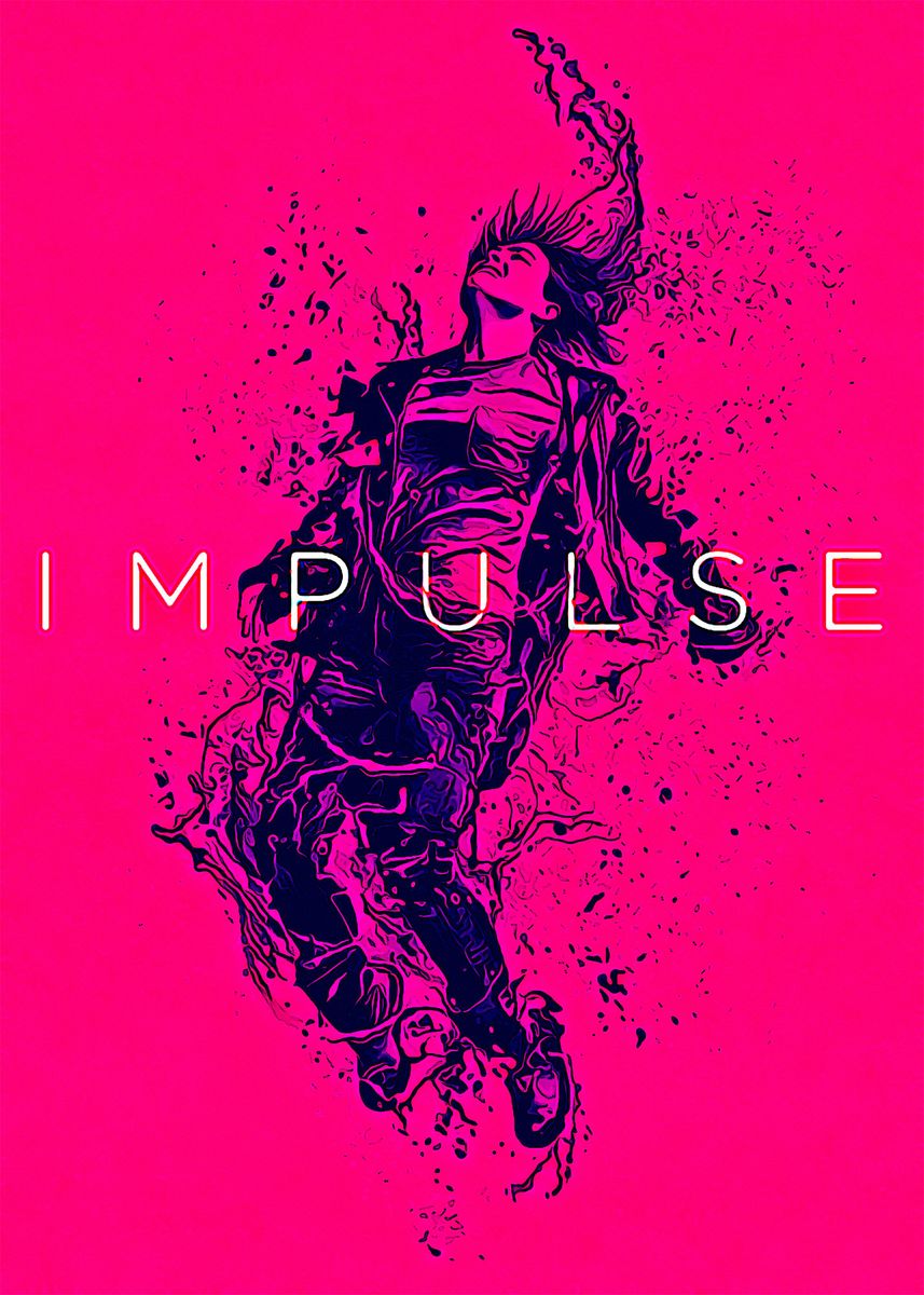 'Impulse' Poster, picture, metal print, paint by Katerina Lim | Displate