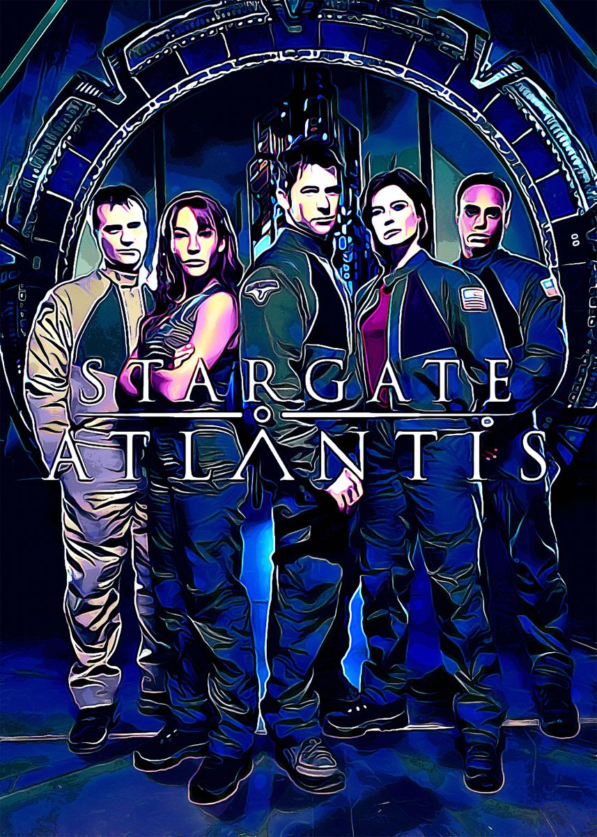 'Stargate Atlantis' Poster, picture, metal print, paint by Elisa ...