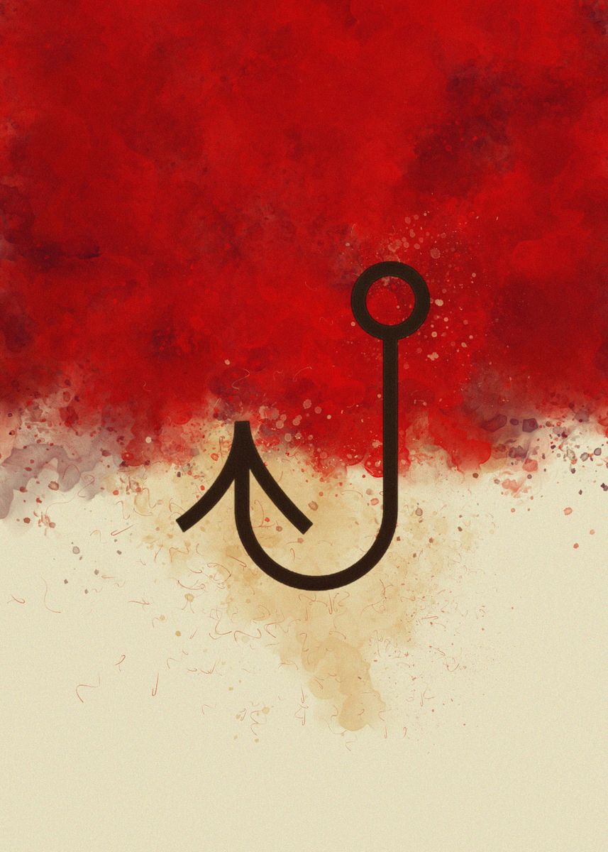 'hook' Poster, picture, metal print, paint by french | Displate