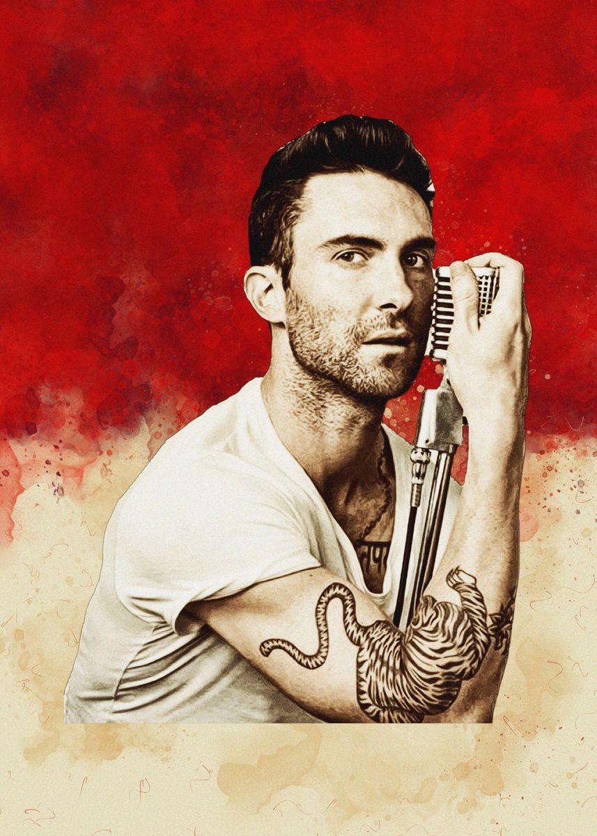 'Adam Noah Levine' Poster, picture, metal print, paint by Brigg | Displate