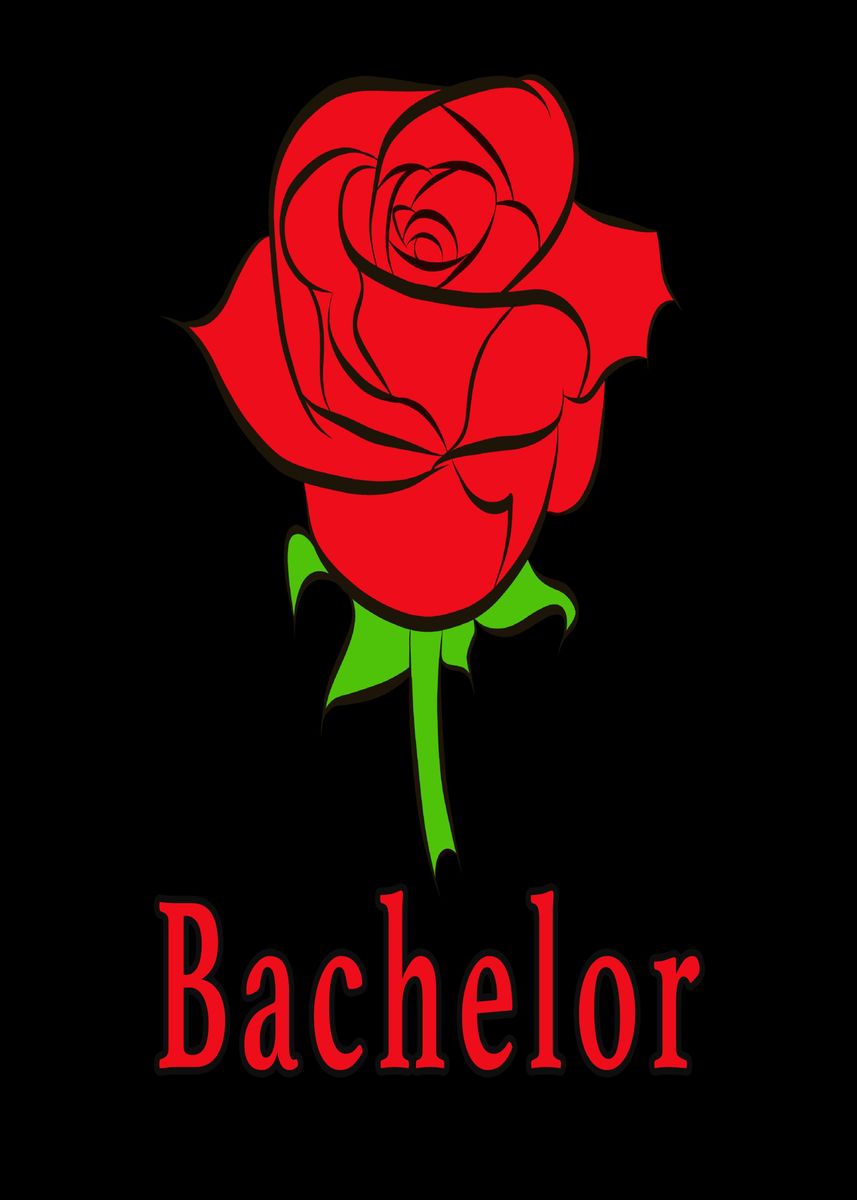 'Beautiful bachelor rose' Poster, picture, metal print, paint by ...