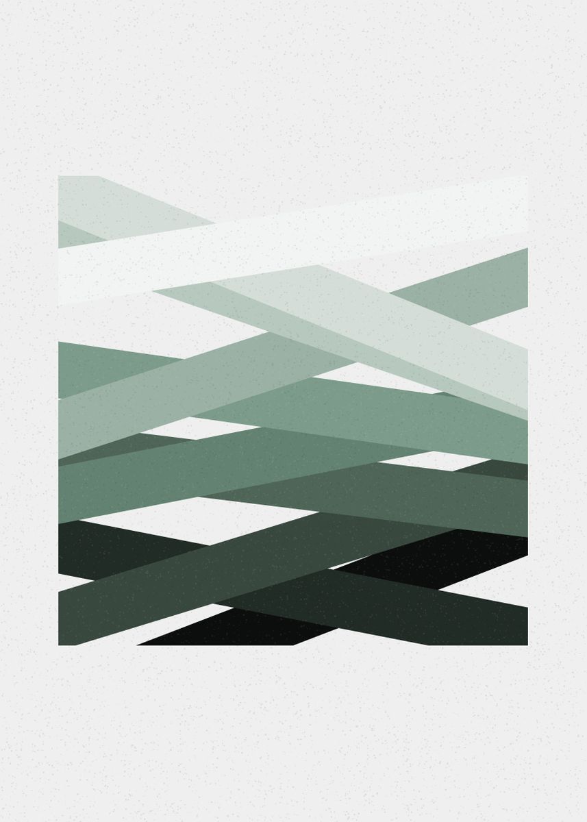 'Crossing lines' Poster, picture, metal print, paint by Iurii Vlasenko ...