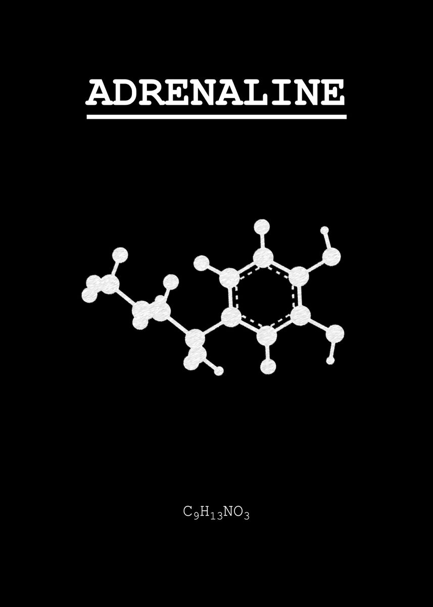 'Adrenaline' Poster by ChemECool | Displate