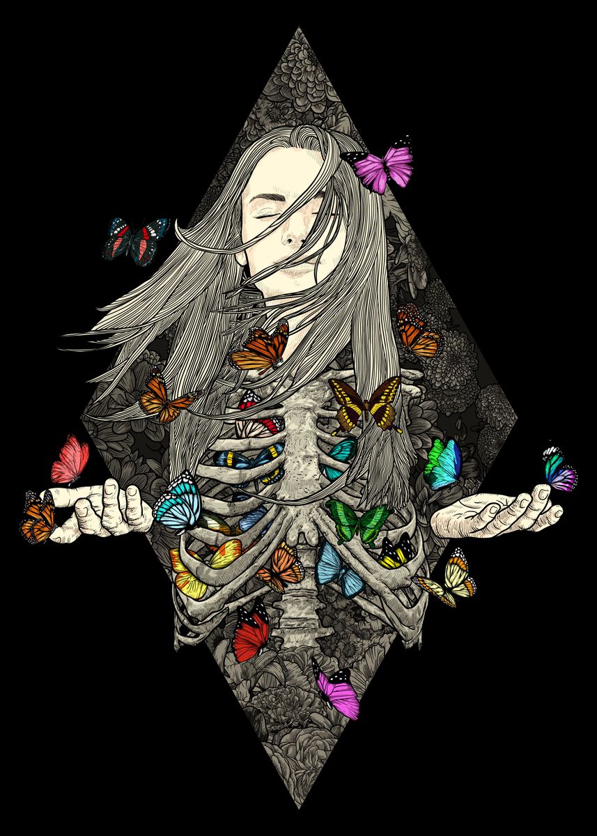 'collect oneself' Poster, picture, metal print, paint by king namu ...