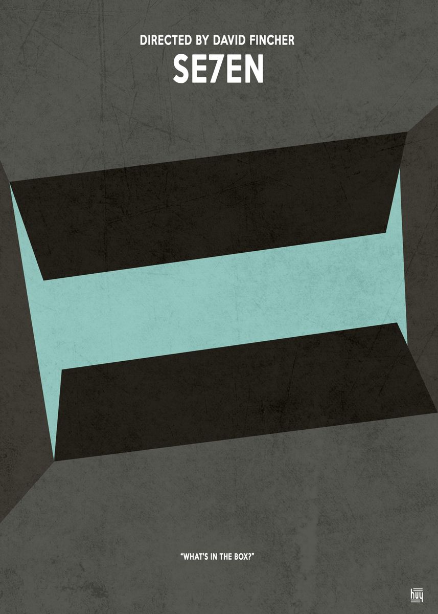 'Se7en' Poster, picture, metal print, paint by 8UY Design | Displate