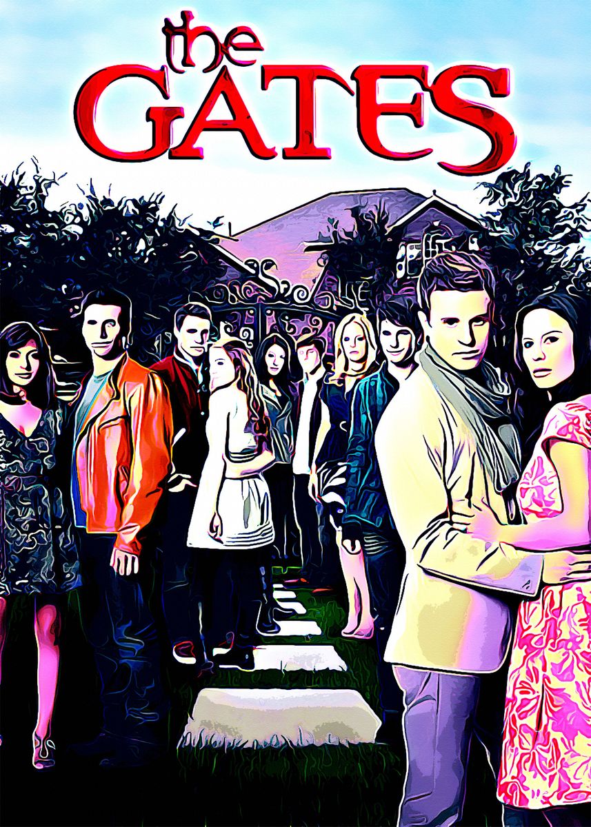 'The Gates 1' Poster, picture, metal print, paint by Kaye Luca | Displate