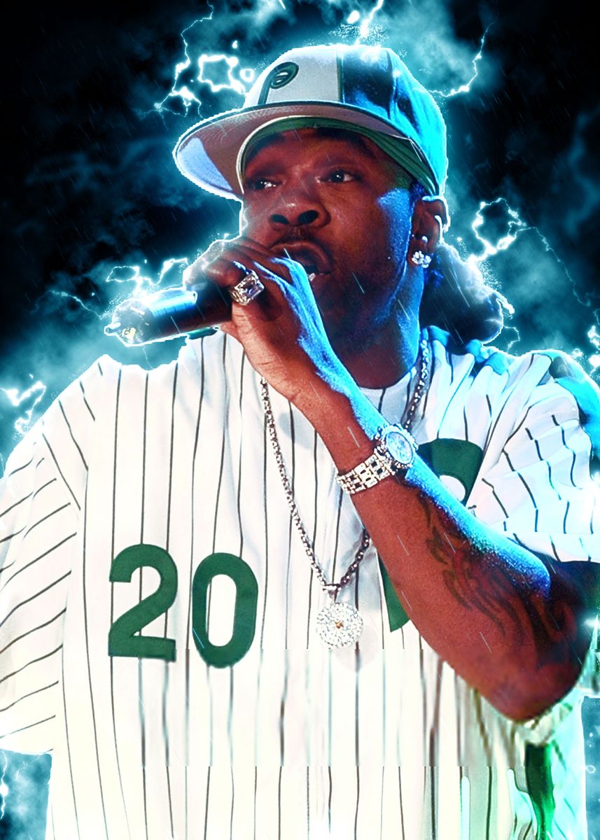 'Busta Rhymes' Poster by Mcgilvery Colby | Displate