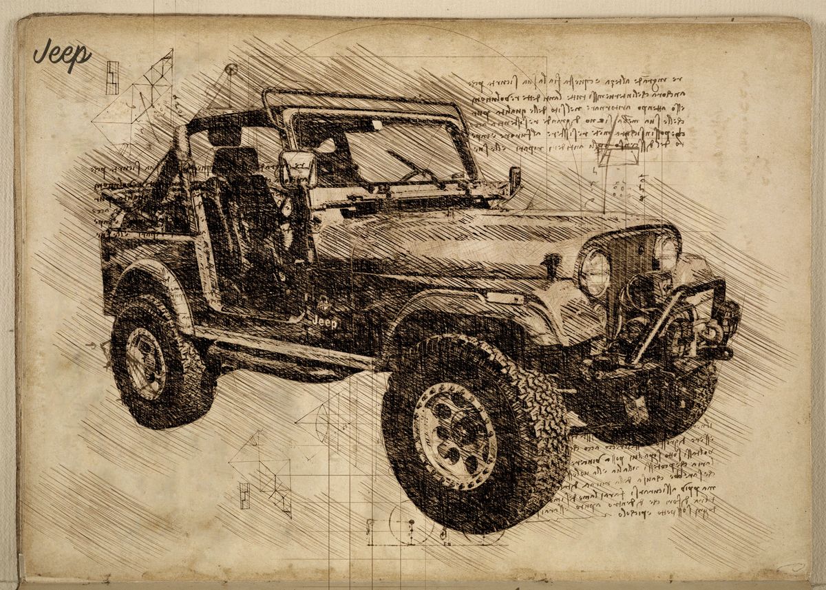 'JEEP' Poster by kayyis maulana | Displate