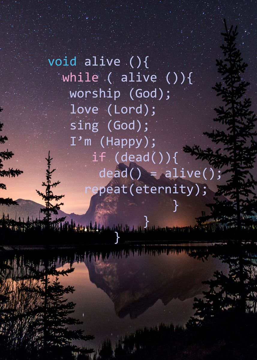 'Christian code' Poster, picture, metal print, paint by Dylan Esteves ...