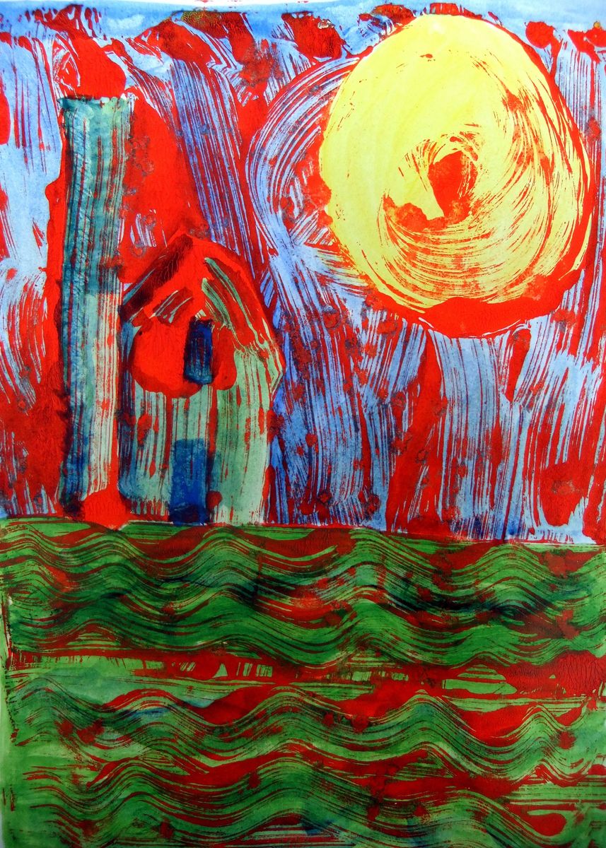 'Engine House' Poster, picture, metal print, paint by Steve Clement ...