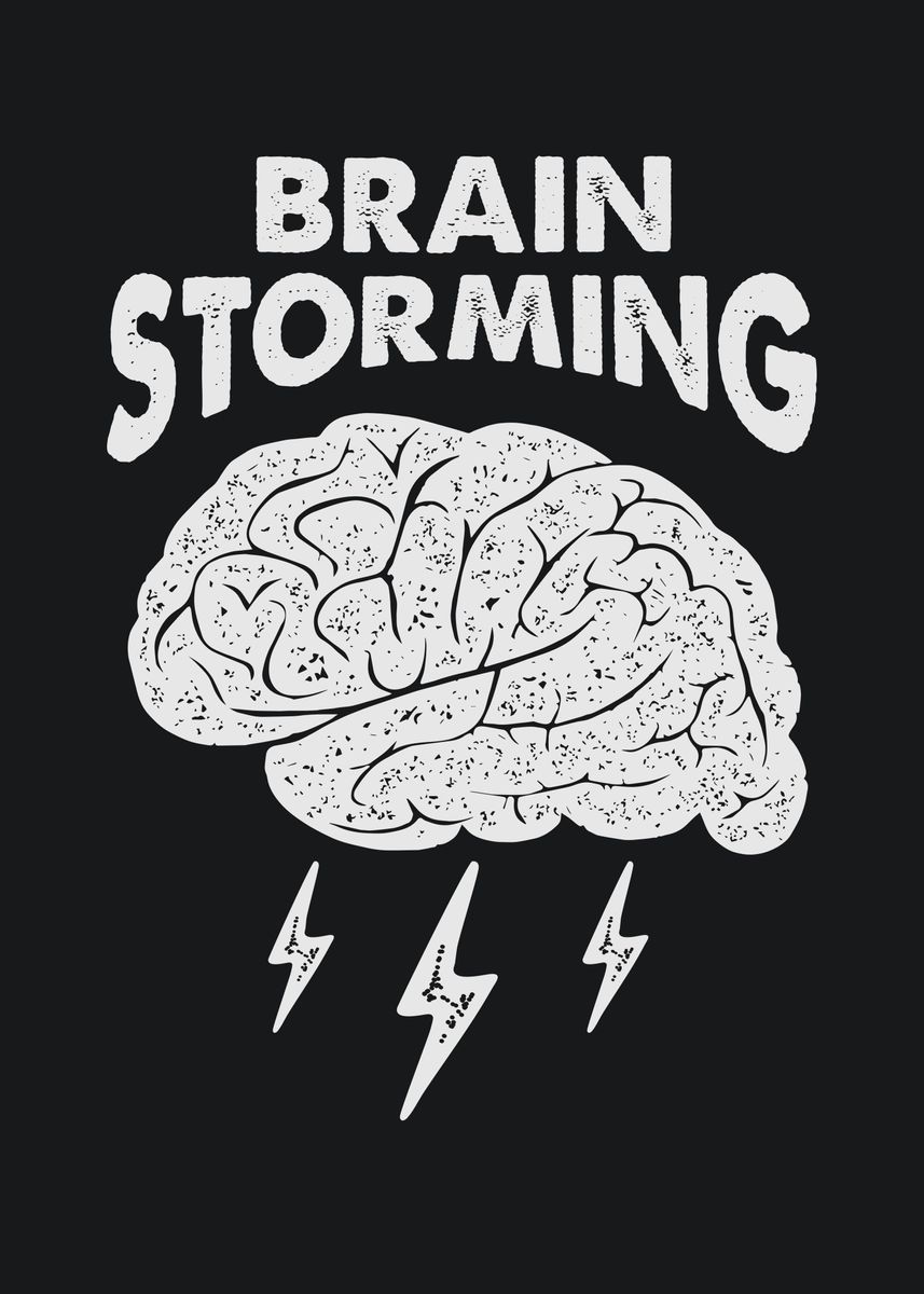 'Brainstorming ' Poster by Instart | Displate