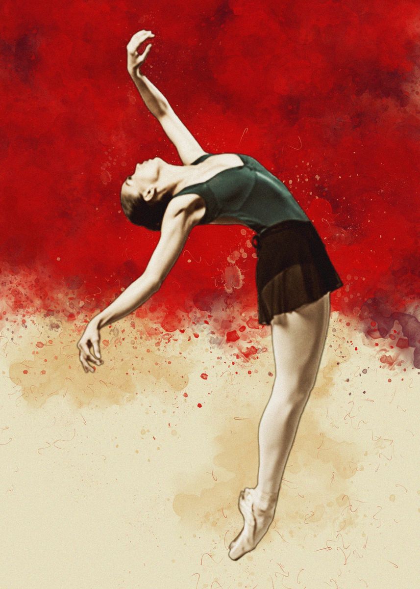 'Modern dance' Poster, picture, metal print, paint by copeland | Displate
