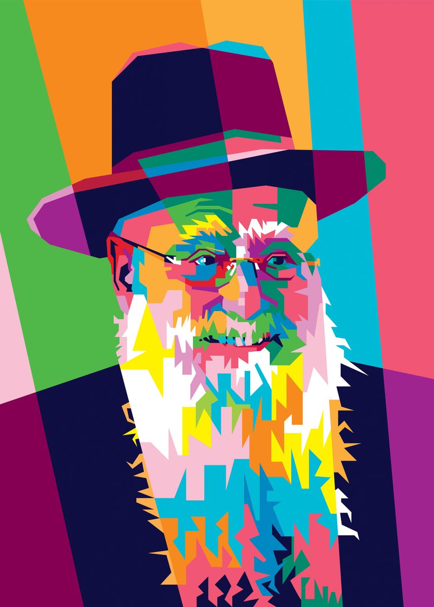 'Rabbi Pinto ' Poster by Colarcolor | Displate