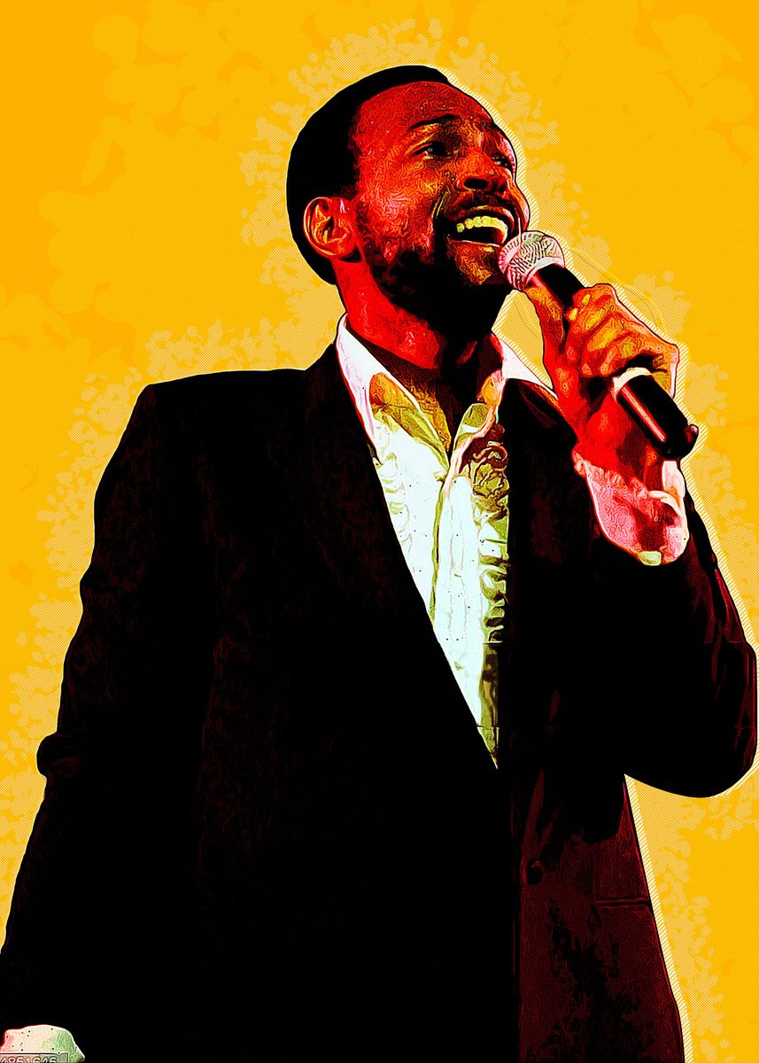 'Marvin Gaye' Poster by Franklin Ruben | Displate